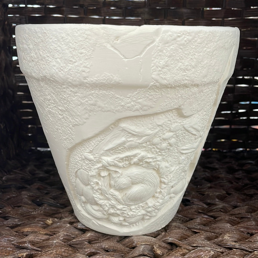 Chipmunk Sleeping Pot – Gratefully Painted LLC